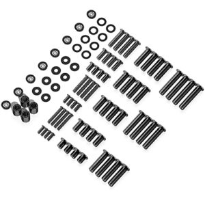 WALI Universal TV Mounting Hardware Kit Set Includes M4 M5 M6 M8 TV Screws and Spacer Fit Most TVs up to 80 inch (UVSP), Black