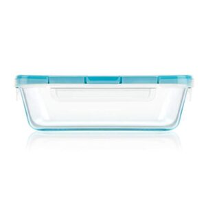 Snapware 6-Cup Total Solution Rectangle Food Storage Container, Glass