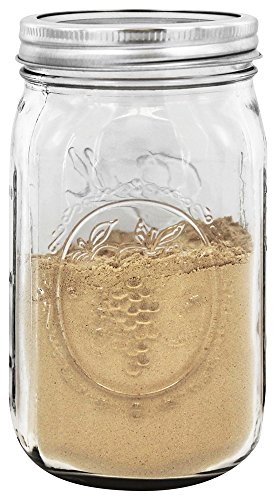 Ball Wide Mouth 32-Ounces Quart Mason Jars with Lids and Bands, Set of 2