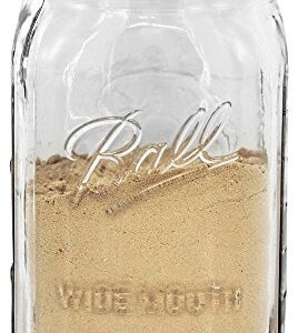 Ball Wide Mouth 32-Ounces Quart Mason Jars with Lids and Bands, Set of 2