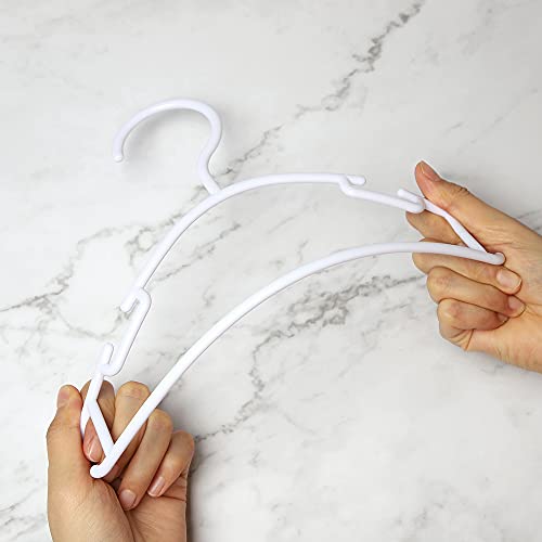 Baby Hangers for Closet - Baby Clothes Hangers 60 Pack Plastic Kids Hangers Clothing Infant Toddler Childrens Hangers White