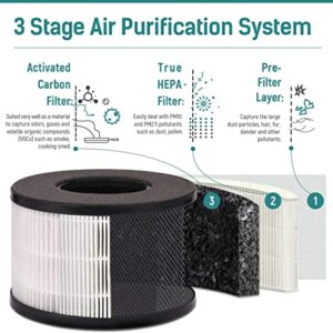 Slevoo Air Purifiers for Bedroom Pets in Home, 2023 New Upgrade H13 True HEPA Air Purifier with Fragrance Sponge, 100% Ozone Free, Effectively Clean 99.97% of Dust, Smoke, Pets Dander, Pollen, Odors