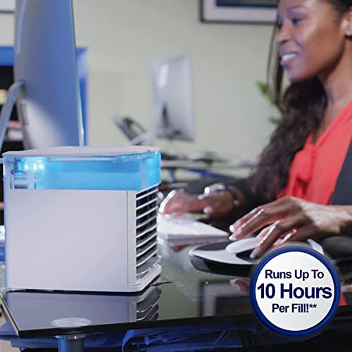 Arctic Air Pure Chill 2.0 Evaporative Air Cooler by Ontel - Powerful, Quiet, Lightweight and Portable Space Cooler with Hydro-Chill Technology For Bedroom, Office, Living Room & More