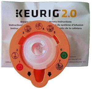 keurig b01mxftw88 2.0 needle cleaning tool, kkk, orange