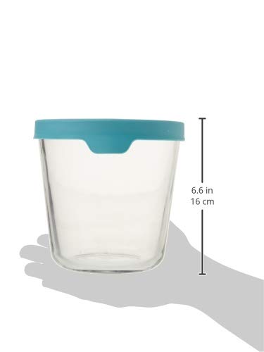 Anchor Hocking Storage & Food Preperation Glass Food Storage 7-Cup Tall Mineral Blue,11839AHG17,2