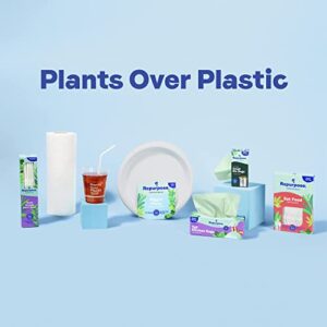 Repurpose 100% Compostable Plant-Based Clear Cold Cup | 16 Ounce Party Cups | 50 Cups