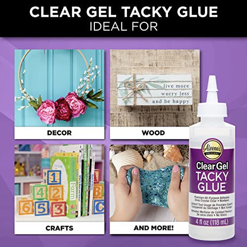 Aleene's Clear Gel Tacky Glue 4oz