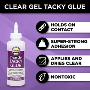 Aleene's Clear Gel Tacky Glue 4oz