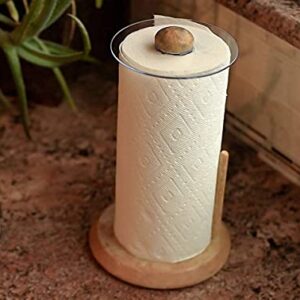 Paper Towel Topper- Keeps Top of Paper Towel Roll Clean & Dry - Paper Towel Holder Countertop Stand