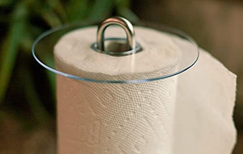 Paper Towel Topper- Keeps Top of Paper Towel Roll Clean & Dry - Paper Towel Holder Countertop Stand