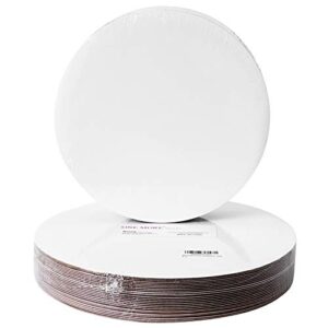 [25pcs] 10″ white cakeboard round,disposable cake circle base boards cake plate platter 10 inch,pack of 25