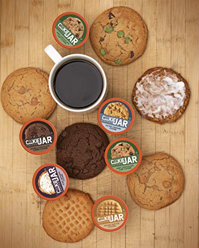 Cookie Jar Coffee Variety Pack Pods for Keurig K Cup Brewers, 40 Count