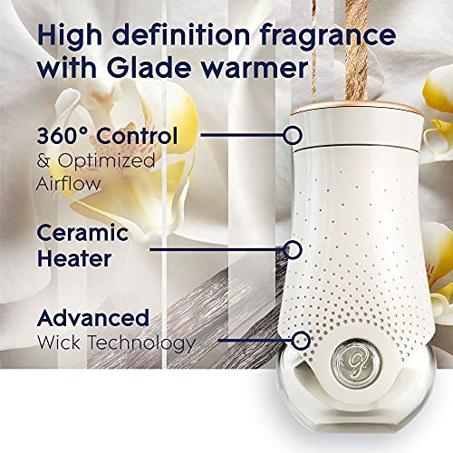 Glade PlugIns Refills Air Freshener, Scented and Essential Oils for Home and Bathroom, Sheer Vanilla Embrace, 1.34 Oz, 2 Count