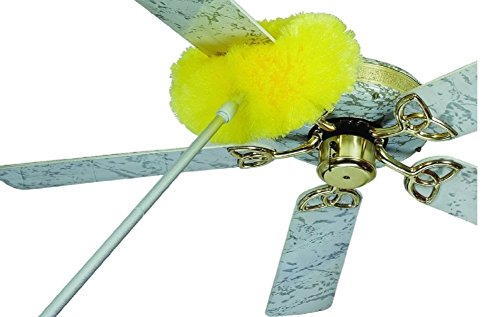 Estilo Ceiling Fan Duster - Long Ceiling Fan Cleaner Duster | Removable & Washable, Extendable up to 47” with Detachable Microfiber Head |Feather Dusters for Cleaning |Duster with Extension Pole