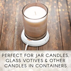 Darice 1199-15, Large Jar Warmer, 1 Pack, White