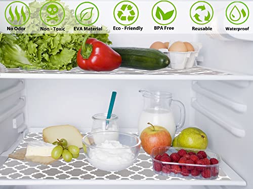 Cabinet Shelf Liner Non Adhesive 10 Inch Wide X 20 Ft Kitchen Drawer Liners Non Slip Waterproof Refrigerator Shelf Liners Thickened Cupboard Liner for Bathroom Pantry