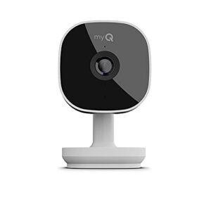 myq smart garage hd camera – wifi enabled – myq smartphone controlled – two way audio – model sgc1wch, white