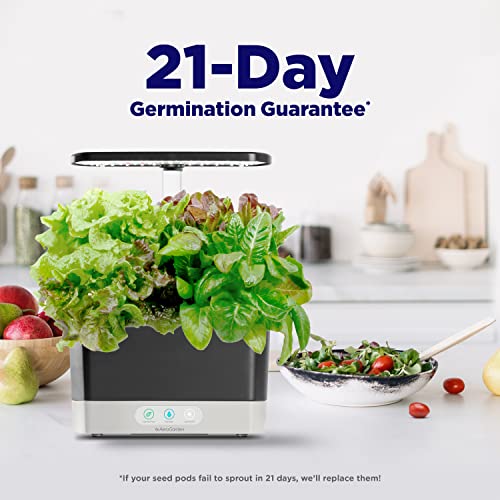 AeroGarden Harvest with Gourmet Herb Seed Pod Kit - Hydroponic Indoor Garden, White