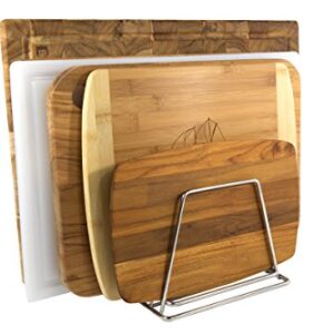 Commercial Cutting Board Rack - Stainless Steel, No Rusting - Holds 6 Small Boards