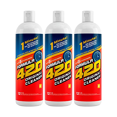 Formula 420 Glass Metal Ceramic Pipe Cleaner 12 Oz. 3 Pack