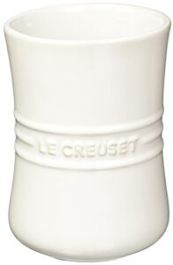 le creuset stoneware utensil crock, 1 qt., white