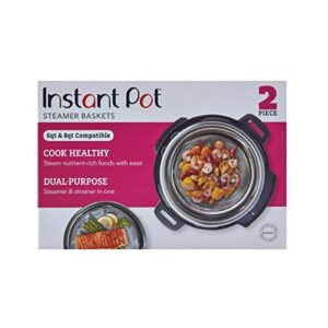 Instant Pot Official Mesh Steamer Basket, Set of 2, Stainless Steel