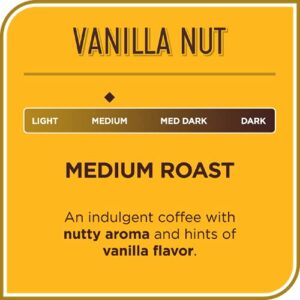 Don Francisco's Vanilla Nut Flavored Medium Roast Coffee Pods - 100 Count - Recyclable Single-Serve Coffee Pods, Compatible with your K-Cup Keurig Coffee Maker (Including 2.0)