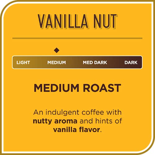 Don Francisco's Vanilla Nut Flavored Medium Roast Coffee Pods - 100 Count - Recyclable Single-Serve Coffee Pods, Compatible with your K-Cup Keurig Coffee Maker (Including 2.0)