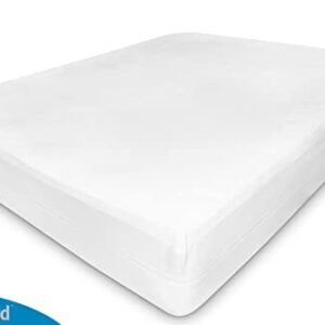 Queen (13-16 in. Deep) SureGuard Mattress Encasement - 100% Waterproof, Bed Bug Proof, Hypoallergenic - Premium Zippered Six-Sided Cover