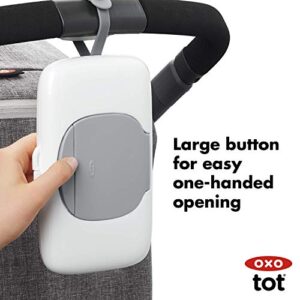 OXO Tot On-The-Go Wipes Dispenser- Gray, 1 Count (Pack of 1)