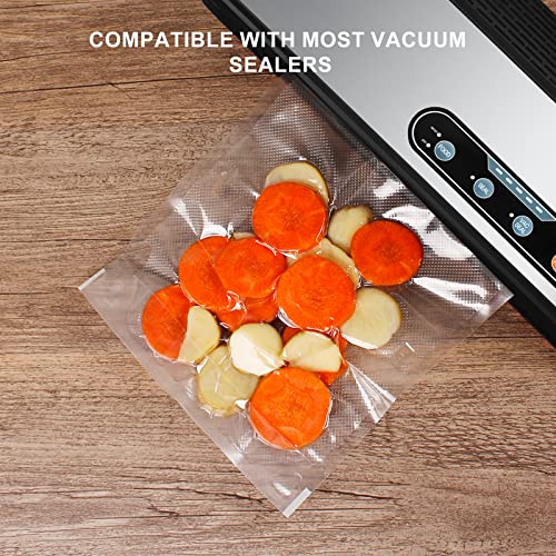 Vaakas Vacuum Sealer Bags Rolls 8" x 50' 2 Rolls For Food Saver,Seal a Meal, Weston. Commercial Grade, BPA Free,Great for vac storage Bags, Meal Prep with sous vide