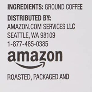 Amazon Brand - Happy Belly Half Caffeine Canister Coffee, Medium Roast, 24 Ounce