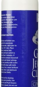 Blitz 653 Gem & Jewelry Non-Toxic Cleaner Concentrate for use in Cleaning Machines, 8 Ounces, 2-Pack