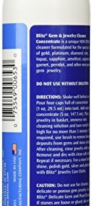 Blitz 653 Gem & Jewelry Non-Toxic Cleaner Concentrate for use in Cleaning Machines, 8 Ounces, 2-Pack