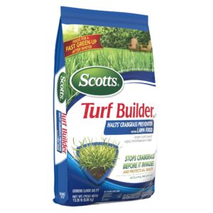 scotts turf builder halts crabgrass preventer with lawn food, 13.35 lbs.