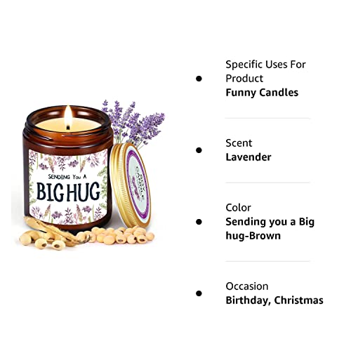 Candles Gifts for Women, Thinking of You Gift Funny Candles Feel Better Cheer Up Get Well Soon Gifts for Women Condolence Relaxing Divorce Gifts for Friends Mothers Sister Men Female Coworker