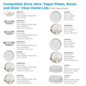 Dixie Ultra 10" Heavy-Weight Paper Plates by GP PRO (Georgia-Pacific), Pathways, SXP10PATH, 500 Count (125 Plates Per Pack, 4 Packs Per Case)