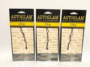 tyler candles autoglam auto air freshener, diva, set of 3