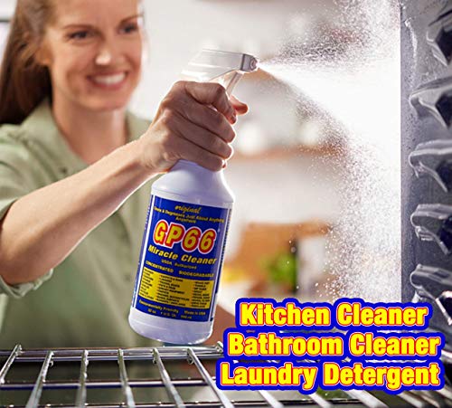 GP66 Green Miracle Cleaner Super Size! (32 oz.) Powerful American Made Heavy Duty All Purpose Cleaner Cleans Over 1,000 Surface Types