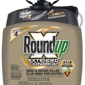 Roundup Ready-To-Use Extended Control Weed & Grass Killer Plus Weed Preventer II with Pump 'N Go 2, 1.33 gallon