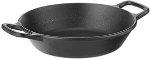 lodge l5rpl3 cast iron round pan, 8 in, black