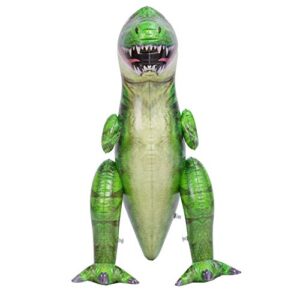 JOYIN 30” T-Rex Dinosaur Inflatable, Tyrannosaurus Rex Inflatable Dinosaur Toy for Party Decorations, Dinosaur Birthday Party Gift for Kids and Adults