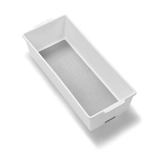 madesmart large deep bin, pack of 1, white