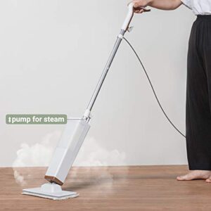 OApier S5 Steam Mop, Floor Steamer for Hardwood and Tile, Lightweight Steam Mops for Laminate Floor, Wood Floor Cleaning, 450ml Water Tank