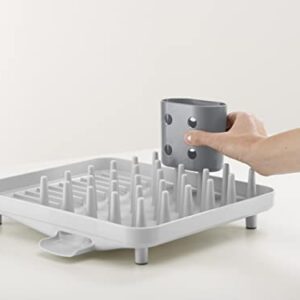 Joseph Joseph Duo Compact Dish Drying Rack, Gray