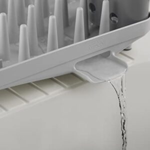 Joseph Joseph Duo Compact Dish Drying Rack, Gray