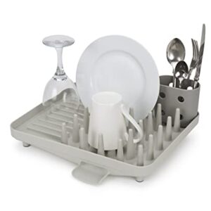 Joseph Joseph Duo Compact Dish Drying Rack, Gray