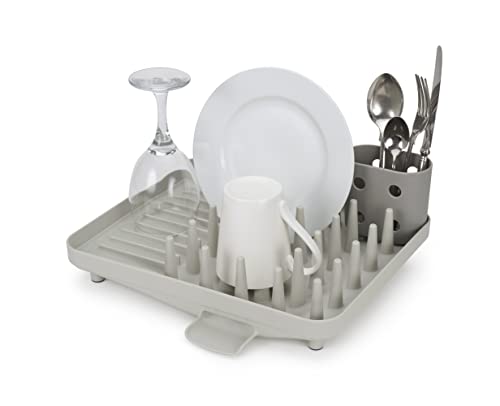 Joseph Joseph Duo Compact Dish Drying Rack, Gray