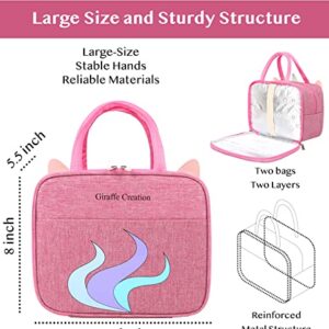 Insulated Lunch Box Bag for Kids, Reusable Durable Lightweight Lunch Bag for Girls Boys, Keep Food Cold/Warm, Unicorn