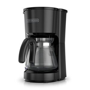 black+decker 5-cup coffeemaker, black, cm0700bz